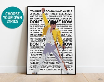 Don't Stop Me Now Queen Print - Etsy