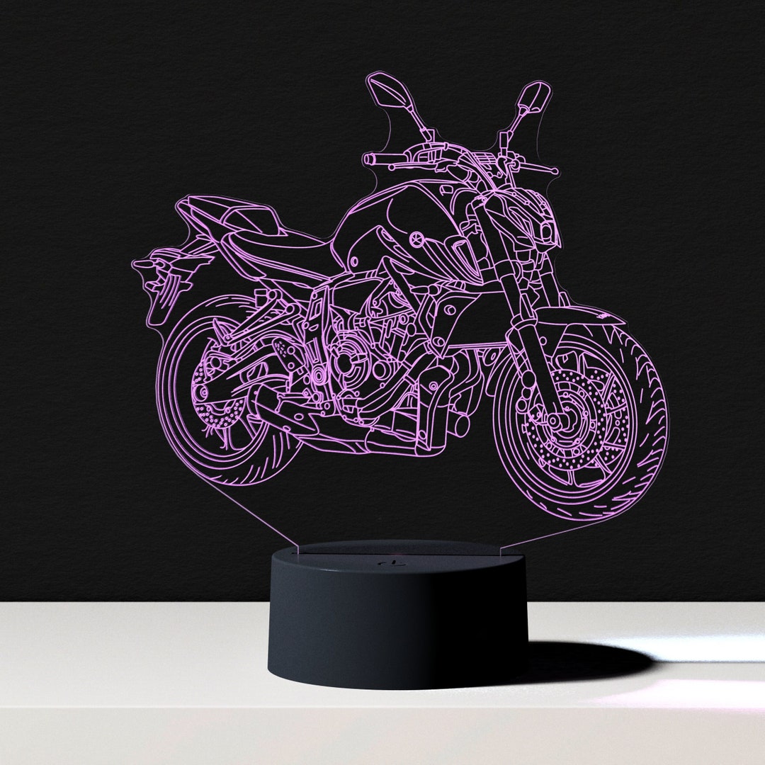 MOTORBIKE NIGHT LIGHT Kids Motorcycle Night Light Yamaha - Etsy