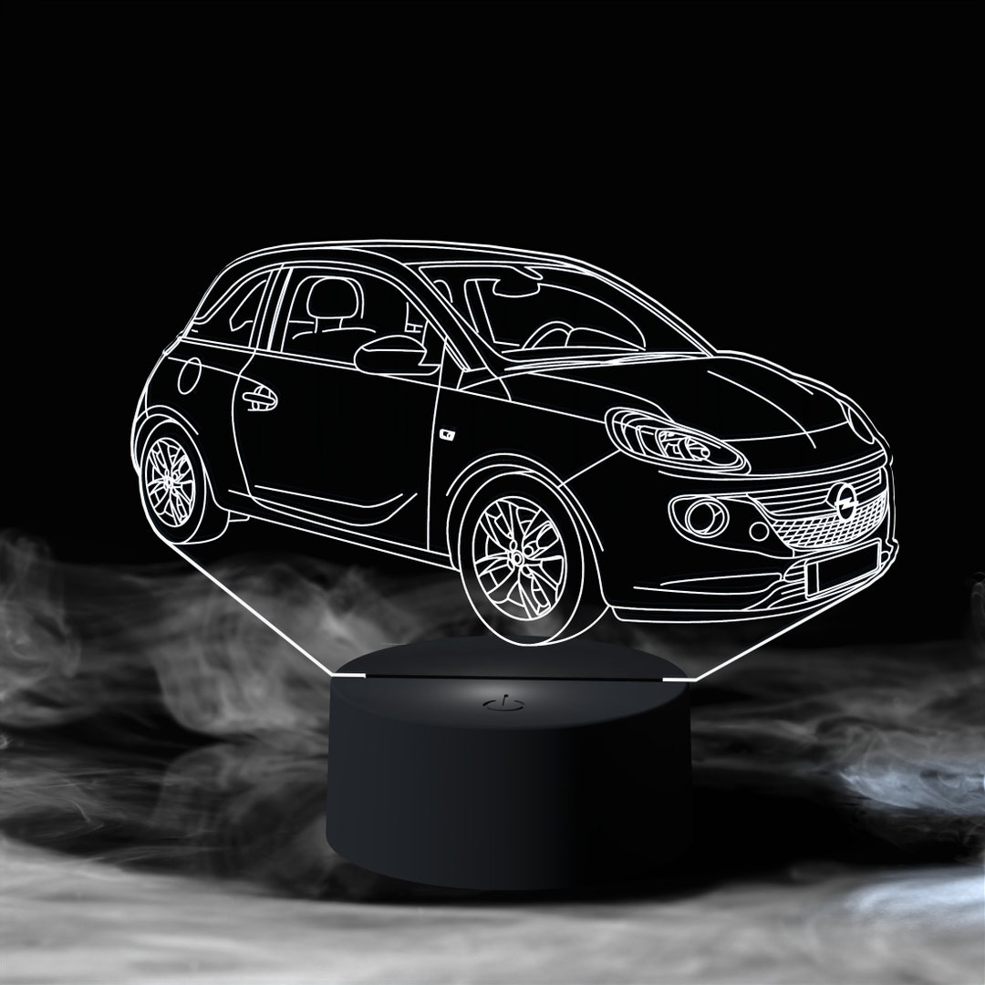 CUSTOM CAR LAMP 3d Illusion Custom Car Night Light Lamp Car Lover Gift ...