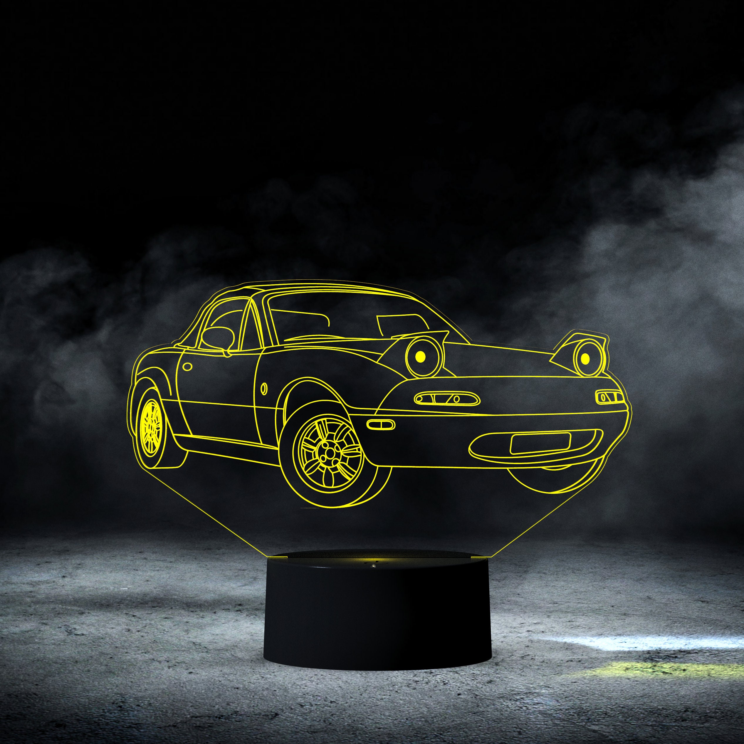 CUSTOM CAR LAMP 3d Illusion Custom Car Night Light Lamp - Etsy Nederland