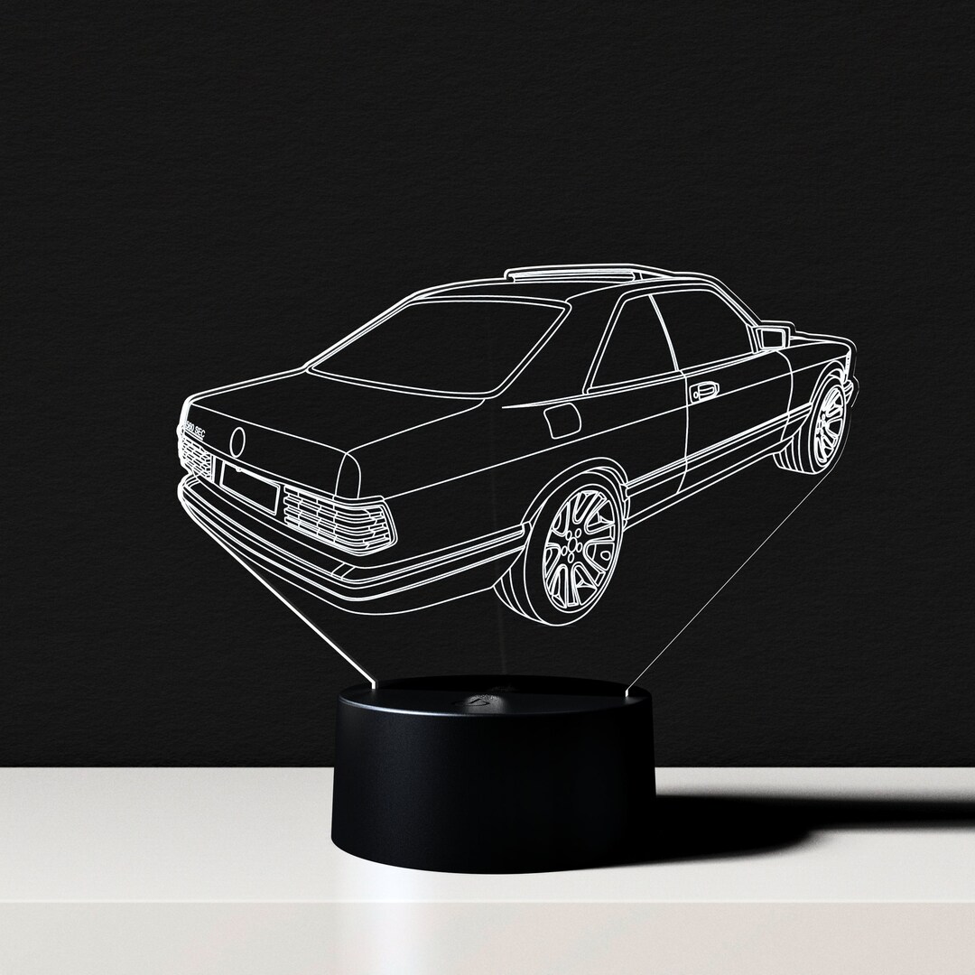 3D LED Illusion Lamp, German Car, 560SEC - Etsy