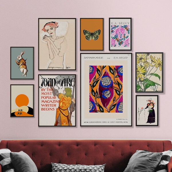 Funky Vintage Art - Etsy
