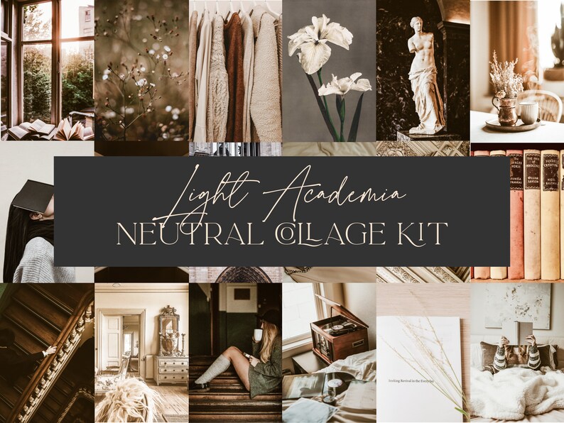 Dark and Light Academia Aesthetic Decor Mega Bundle Printable - Etsy