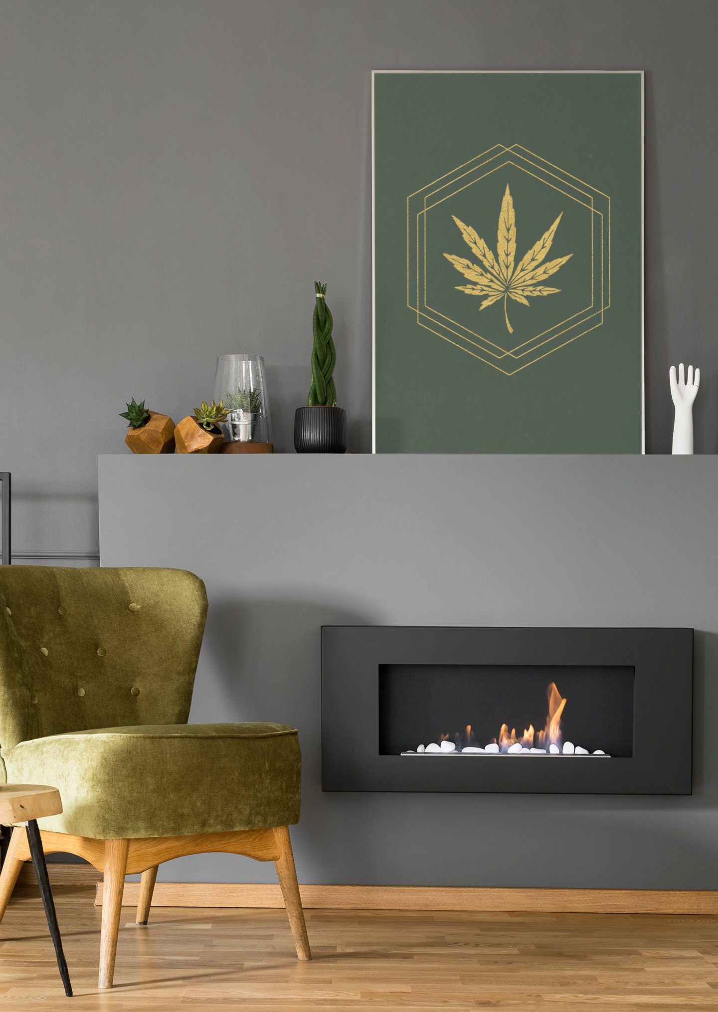Stoner Decor Printable 3 Piece Wall Art Weed Home Decor - Etsy