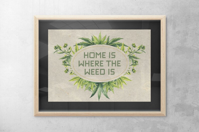 Stoner Decor Printable Wall Art Weed Home Decor Digital Art - Etsy