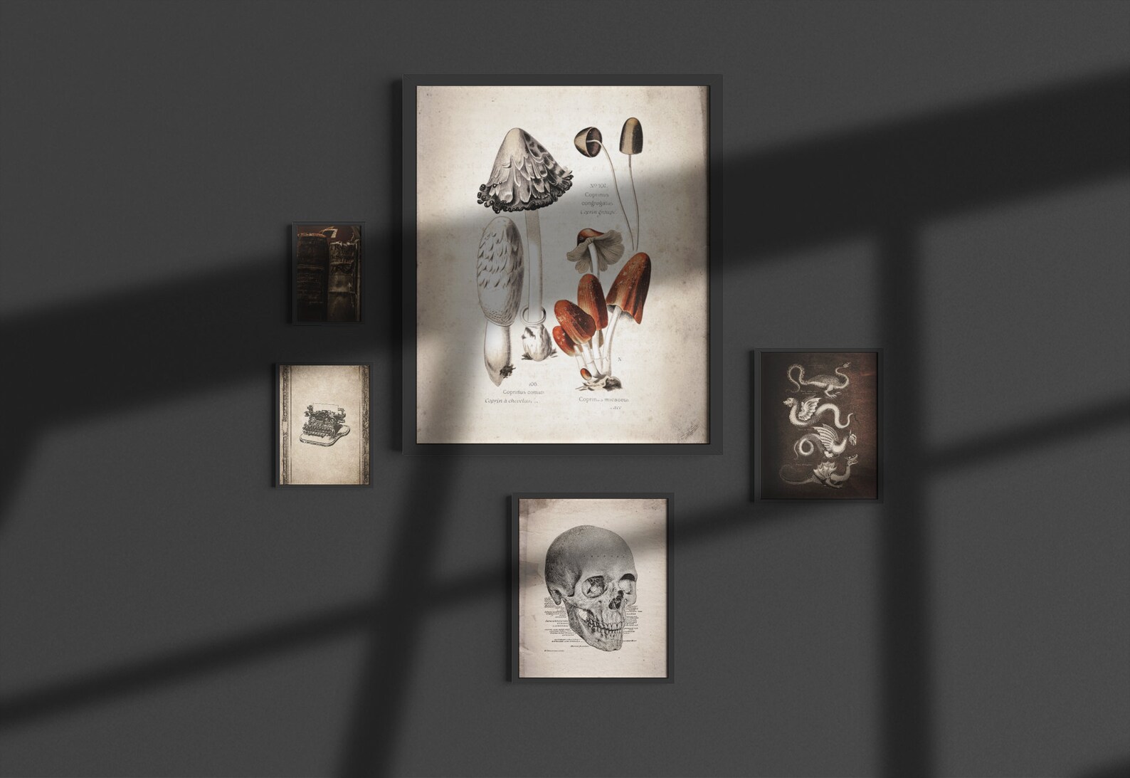 Vintage Goth Macabre Aesthetic Room Decor Printable Collage - Etsy