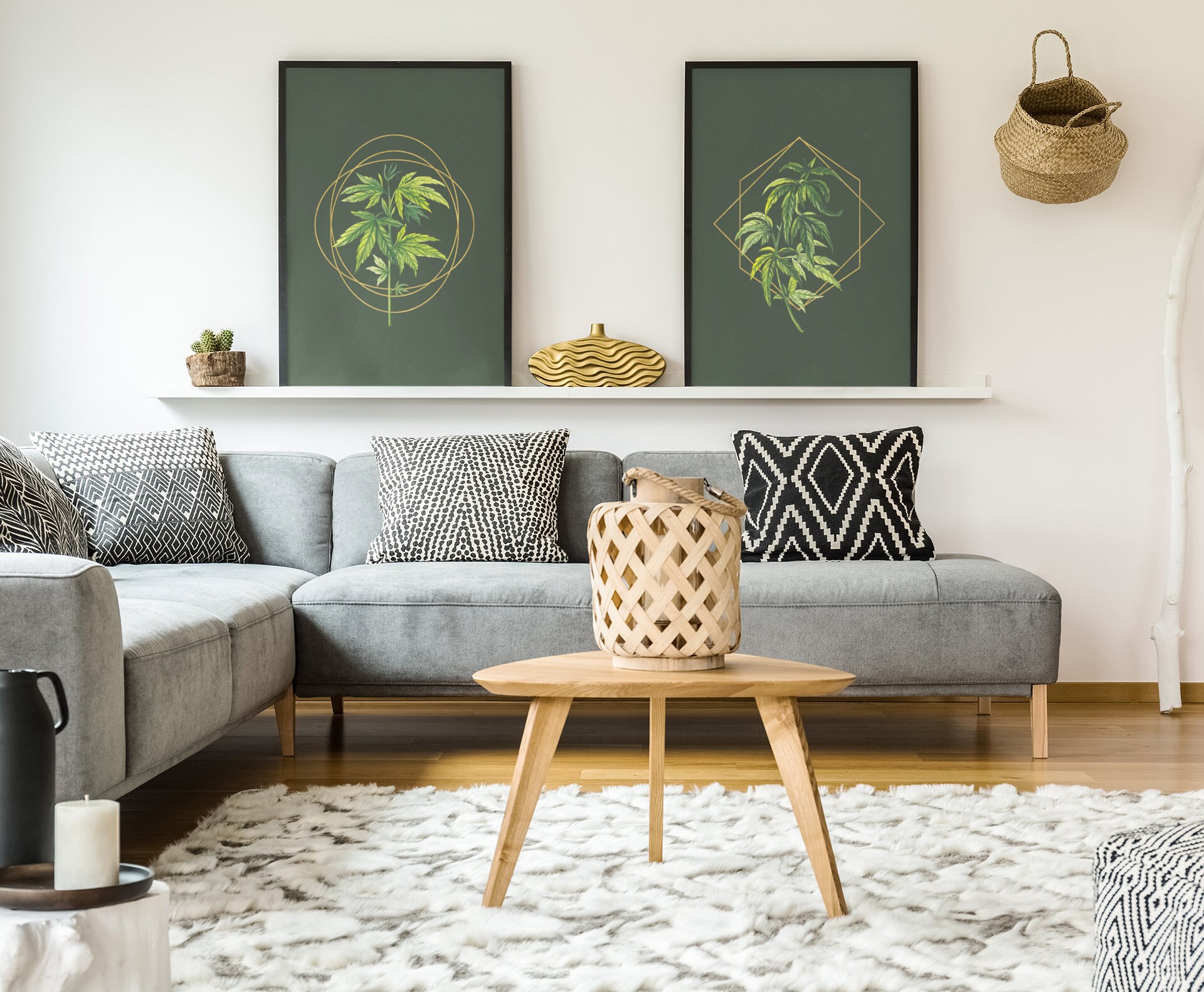 Stoner Decor Printable 3 Piece Wall Art Weed Home Decor - Etsy