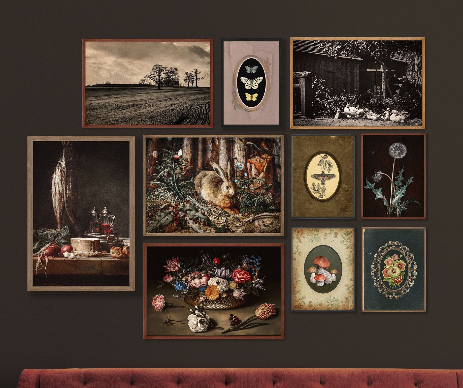 Dark Cottagecore Aesthetic Mega Bundle Printable Wall Art Set | Etsy