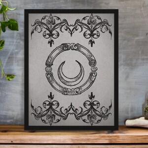 Vintage Esoteric Occult Decor Printable Gallery Wall Art Set of 6 ...