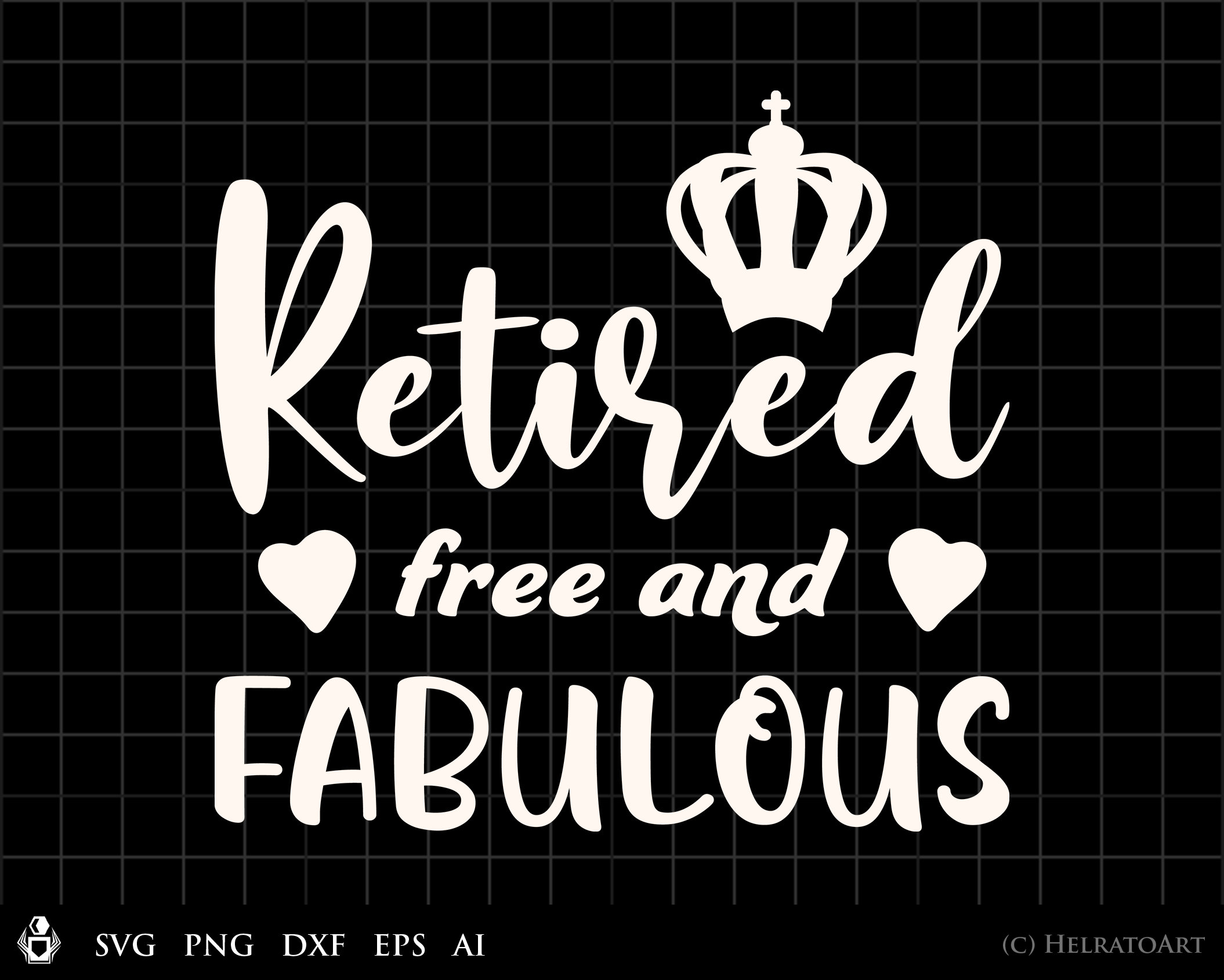 Retired SVG Retired Free and Fabulous Svg Money Retirement - Etsy