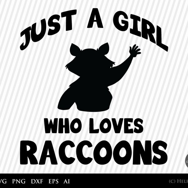 Raccoon Silhouette - Etsy