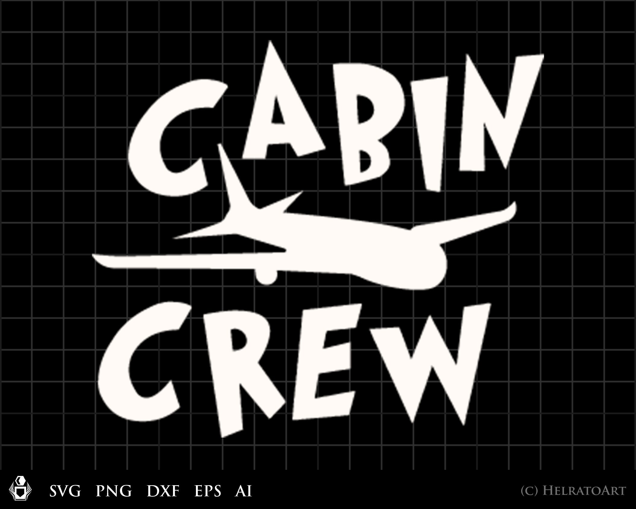 Flight Attendant SVG Cabin Crew Svg Love Svg Cabin Plane | Etsy