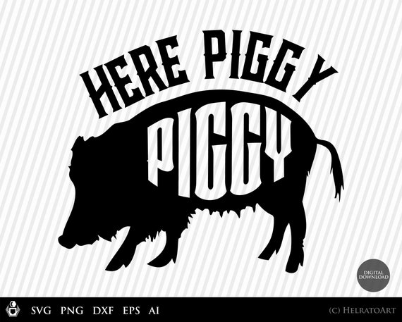 Hunting SVG Hog Hunting Svg Outdoor Mountain Svg Animal | Etsy