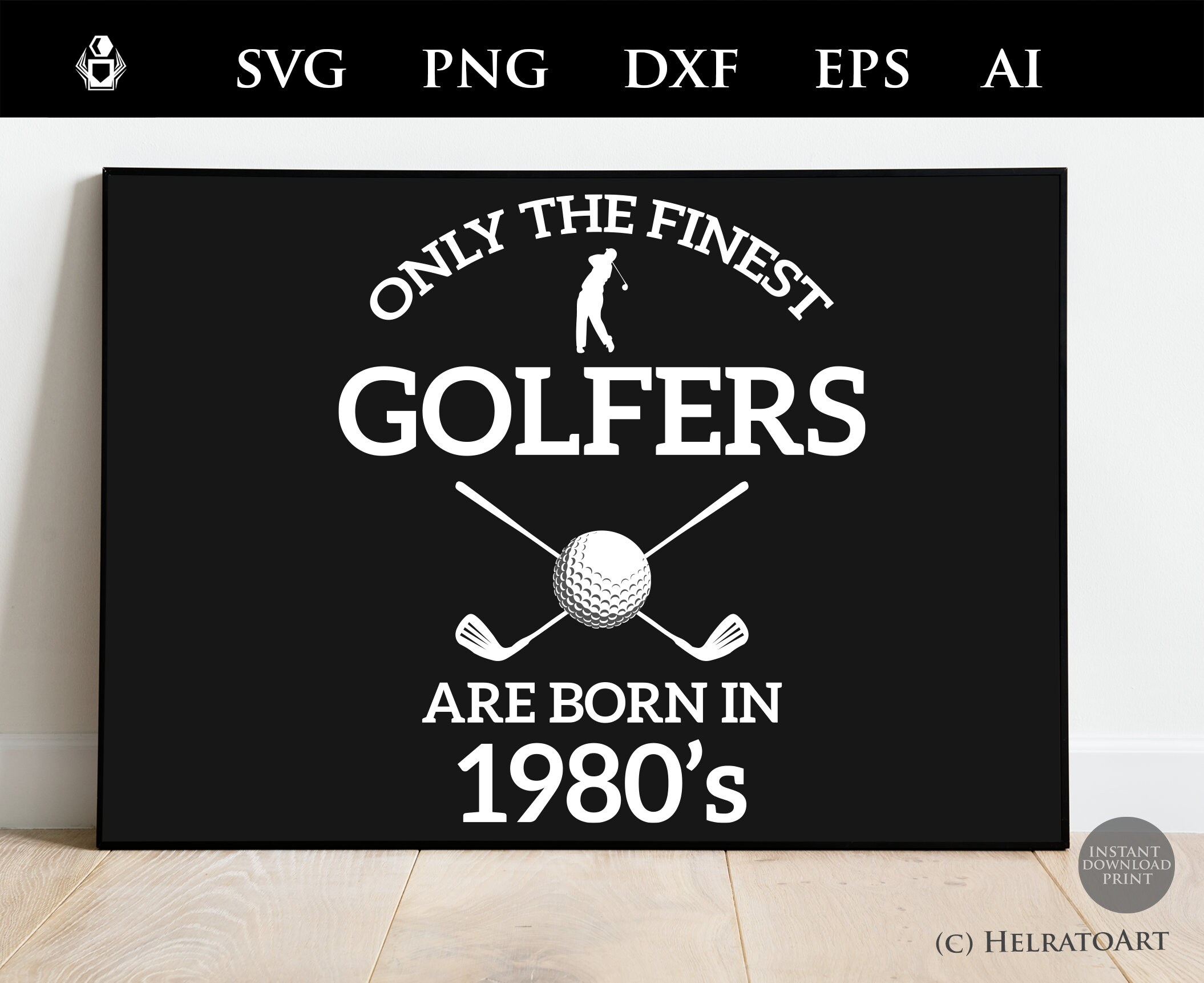 Golf Vintage Text Svg Golfing Svg Golfer Svg Golf Ball Svg | Etsy
