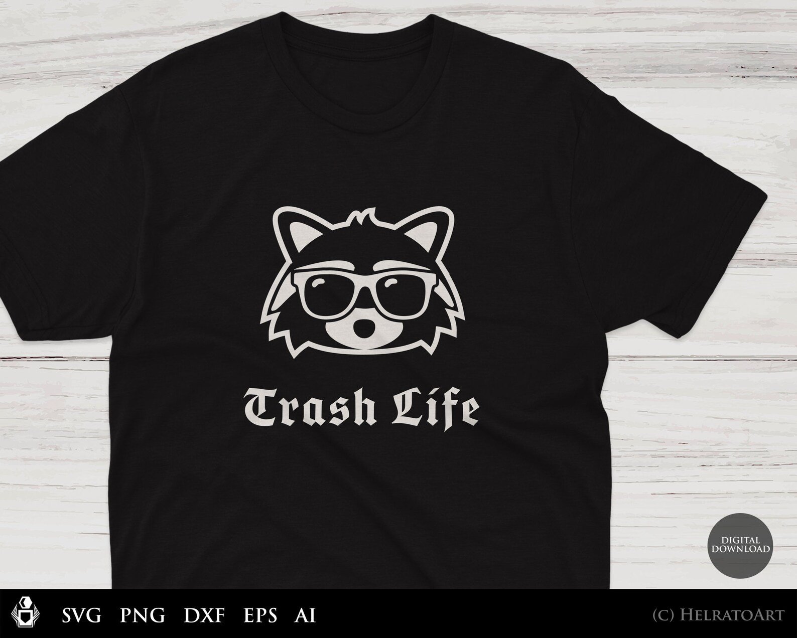 Raccoon SVG, Trash Life Svg, Trash Panda Svg, Woodland Svg, Wild Animal ...