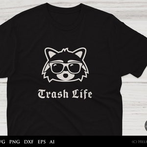 Raccoon SVG, Trash Life Svg, Trash Panda Svg, Woodland Svg, Wild Animal ...