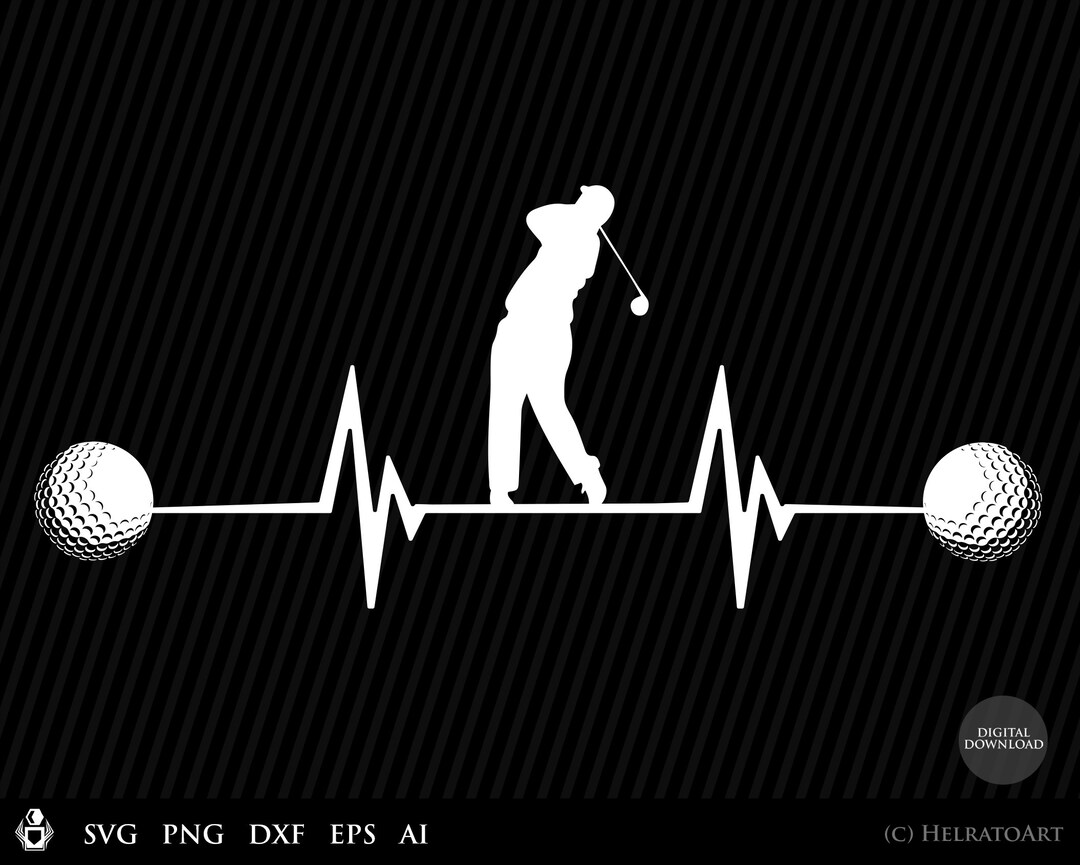 Golf SVG, Lifeline Svg, Golfer Silhouette, Sports Svg, Golf Clip Art ...