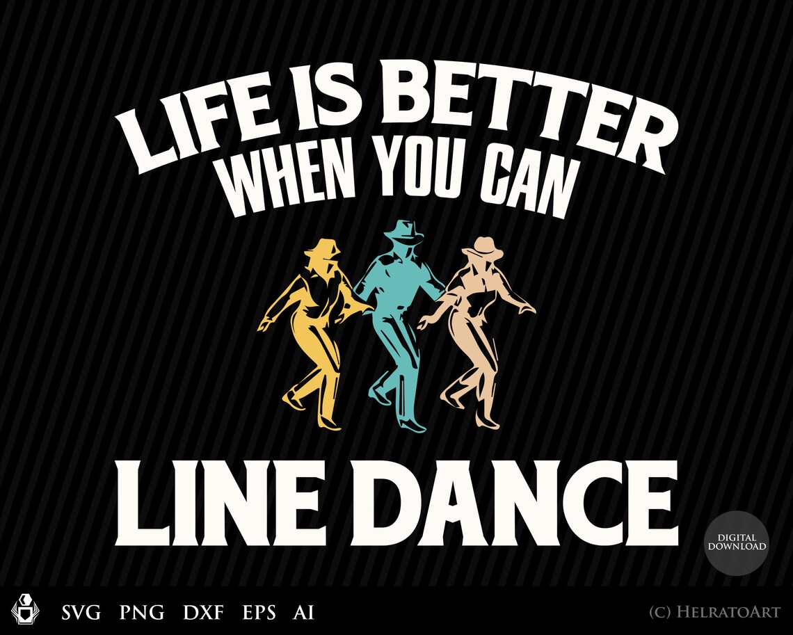 Line Dancing SVG, Line Dance Svg, Dance Svg, Ballerina Svg, Ballet ...