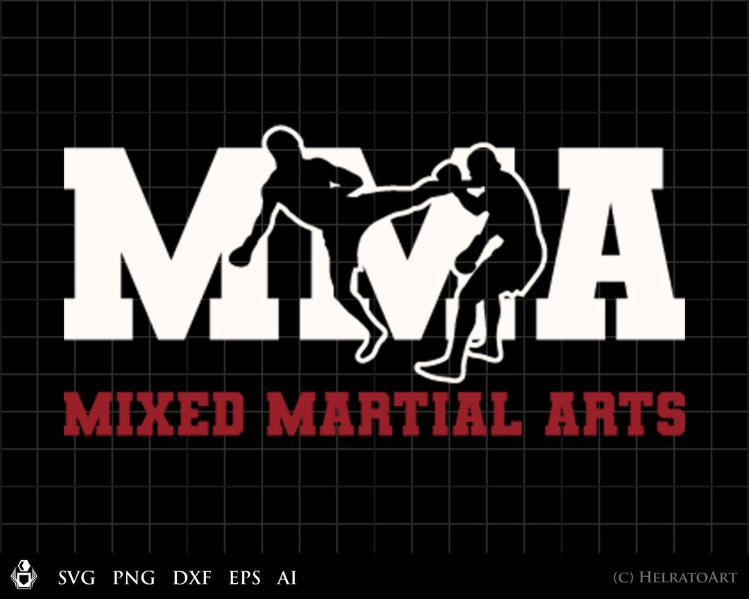 MMA Kampf Sport SVG Mixed Martial Arts SVG Martial Arts svg - Etsy ...