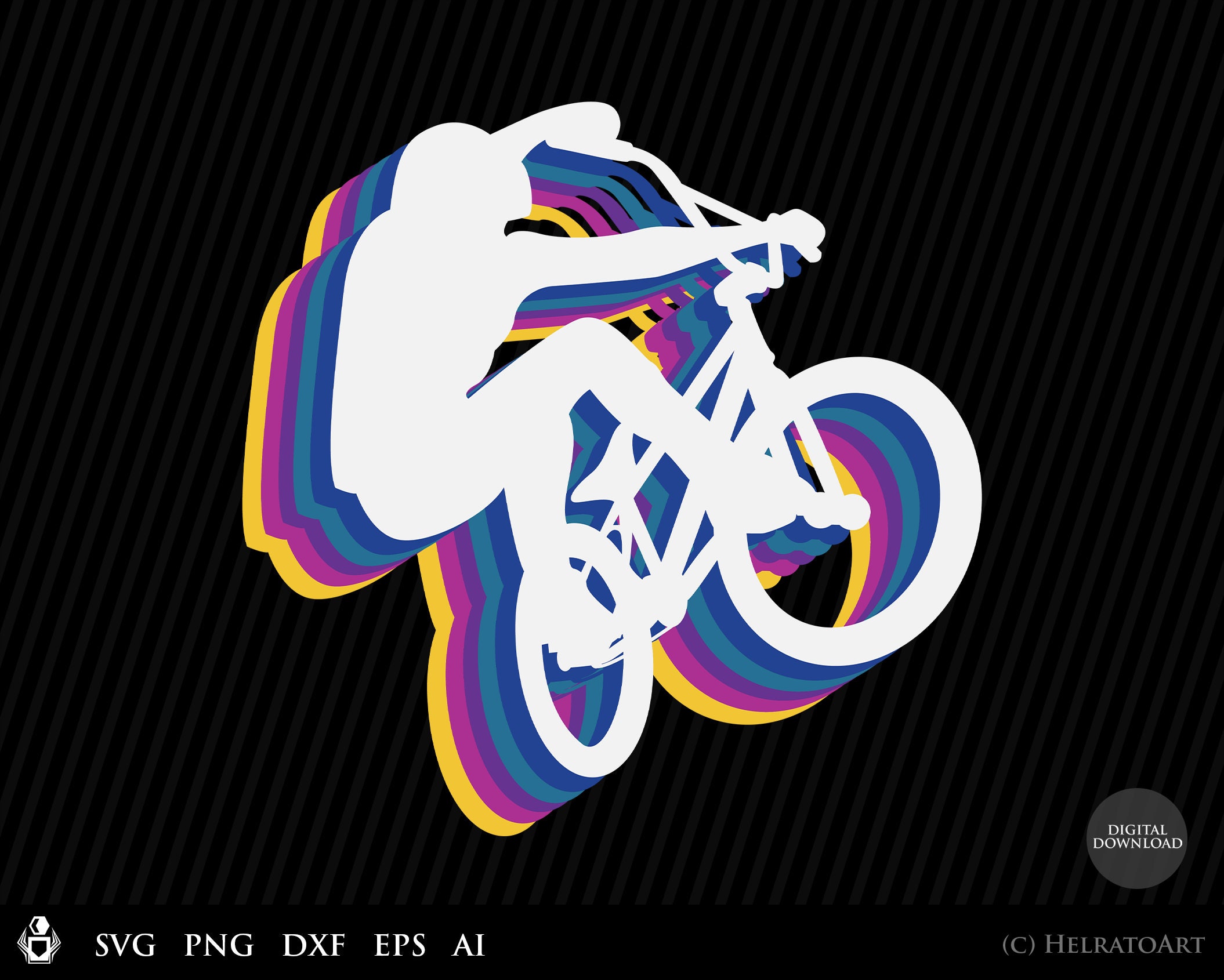 BMX SVG Bmx Bike SVG Biker Vintage Wheely Vintage Bmx Retro - Etsy