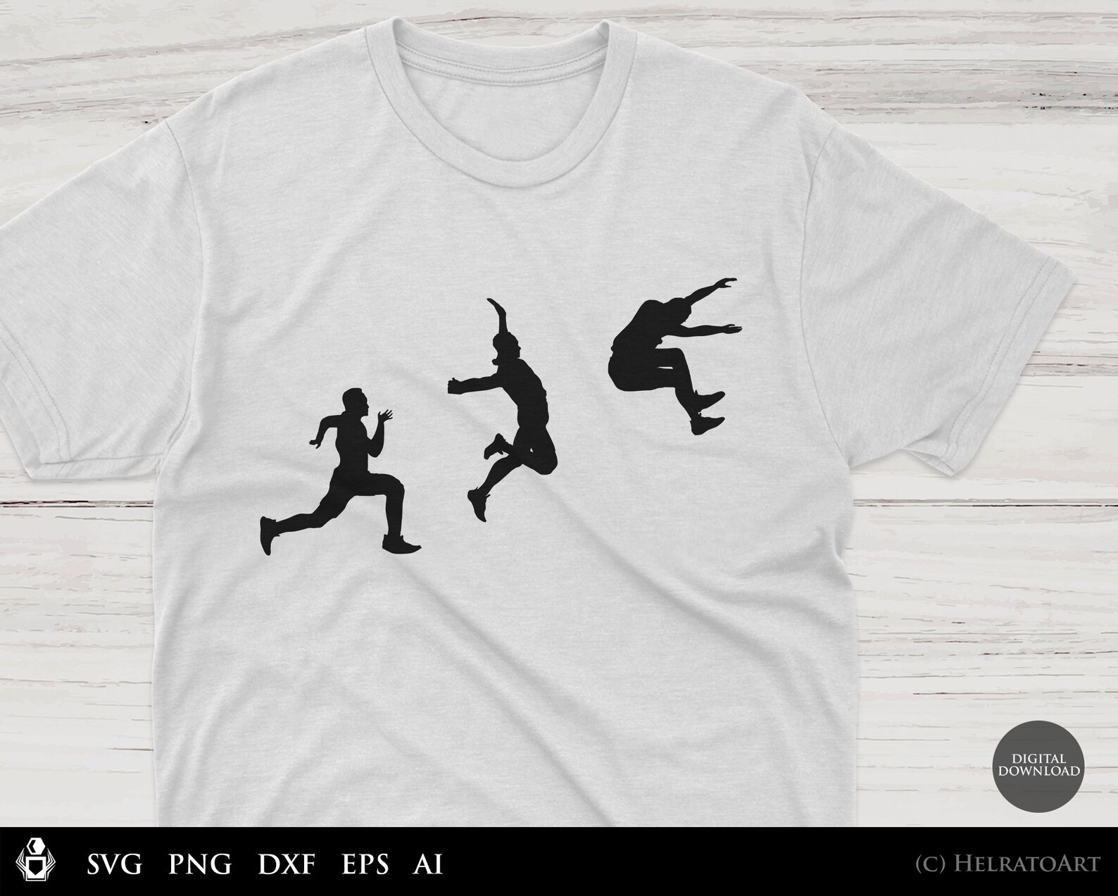 Long Jump SVG Clipart Long Jump Svg track and field png | Etsy