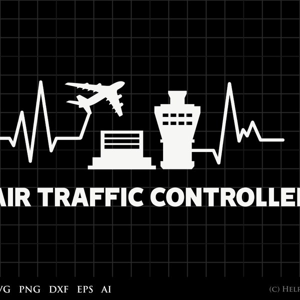 Air Traffic Control Tower Svg - Etsy