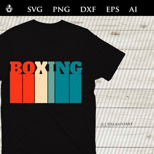 Boxing SVG Files, Boxing Retro Vintage Svg ART Sports and Combat SVG ...