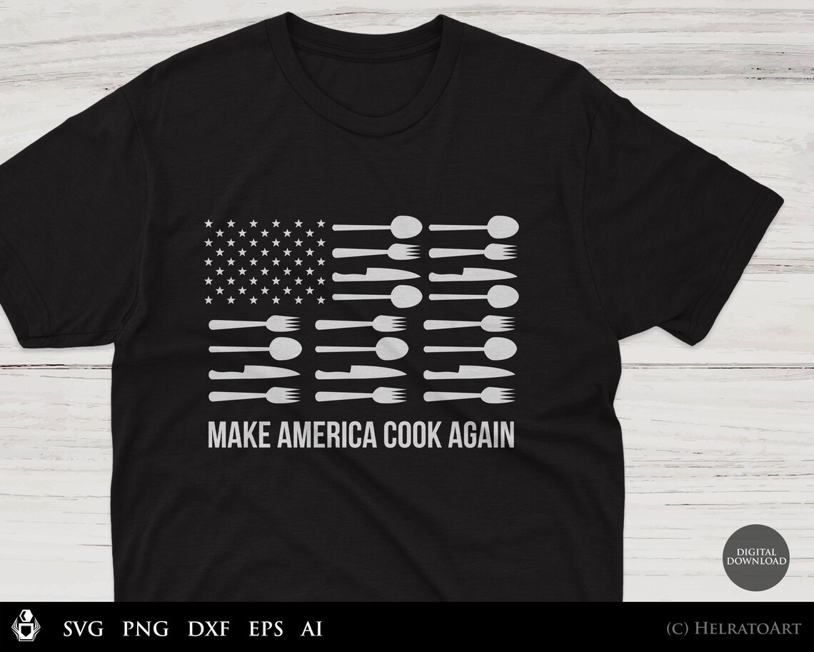 Chef SVG Make America Cook Again SVG Cook Svg Chef Hat - Etsy