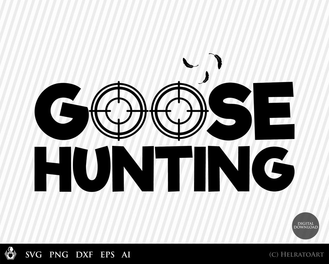 Hunting SVG Duck Goose Hunting Svg Animal Hunter Graphic - Etsy
