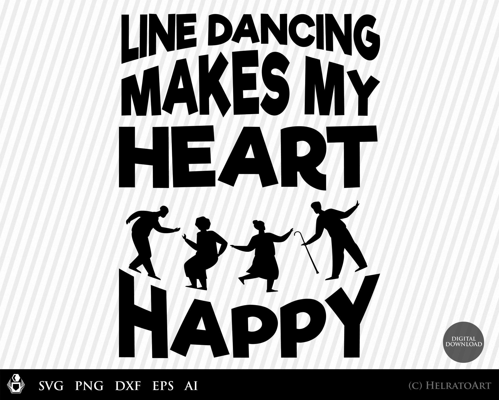 Line Dancing SVG, Line Dance Svg, Dance Svg, Ballerina Svg, Ballet ...