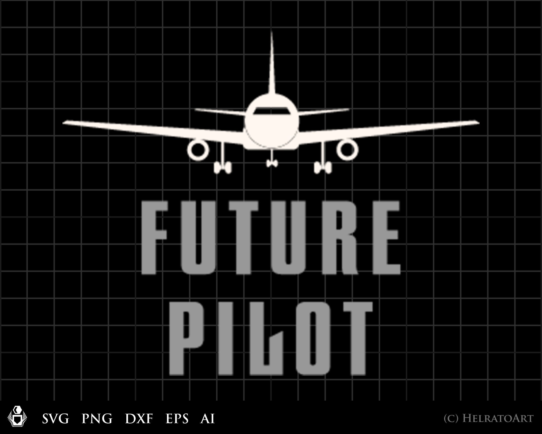 Pilot SVG Airplane Svg Future Pilot Svg Ambition Dream - Etsy Denmark