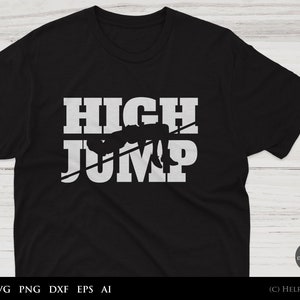 High Jump SVG, High Jump Design Svg, Track and Field Png, High Jump Cut ...