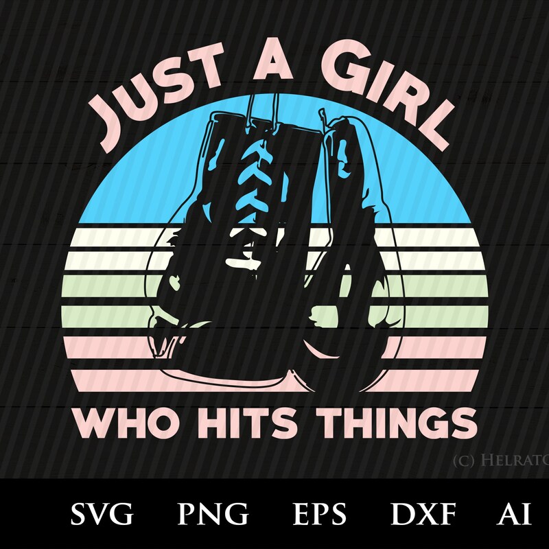 Girl Boxing Svg - Etsy