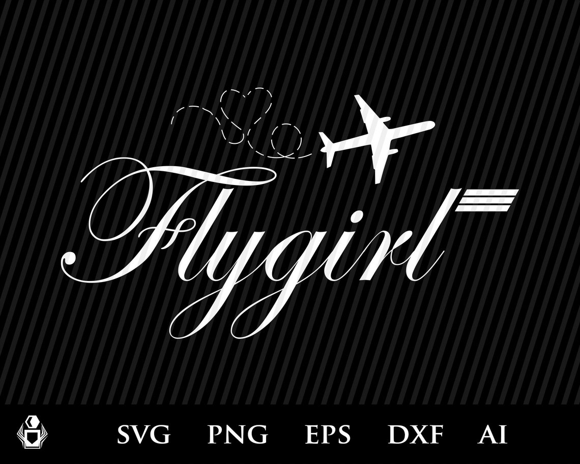 Flight Attendant Svg File Flygirl Cabin Crew Svg - Etsy