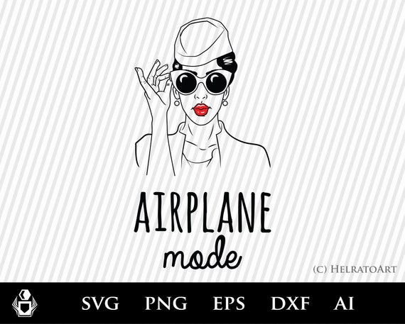 Flight Attendant SVG Airplane Svg File Cabin Crew Svg | Etsy