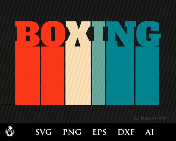 Boxing SVG Files Boxing Retro Vintage Svg ART Sports and | Etsy