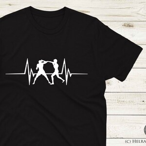 Mma Combat Sports Svg Fighter Svg Heartbeat Design Boxing - Etsy UK