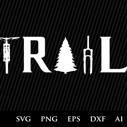 MTB Trail Mountain Bike SVG Mountain Svg Clipart SVG - Etsy