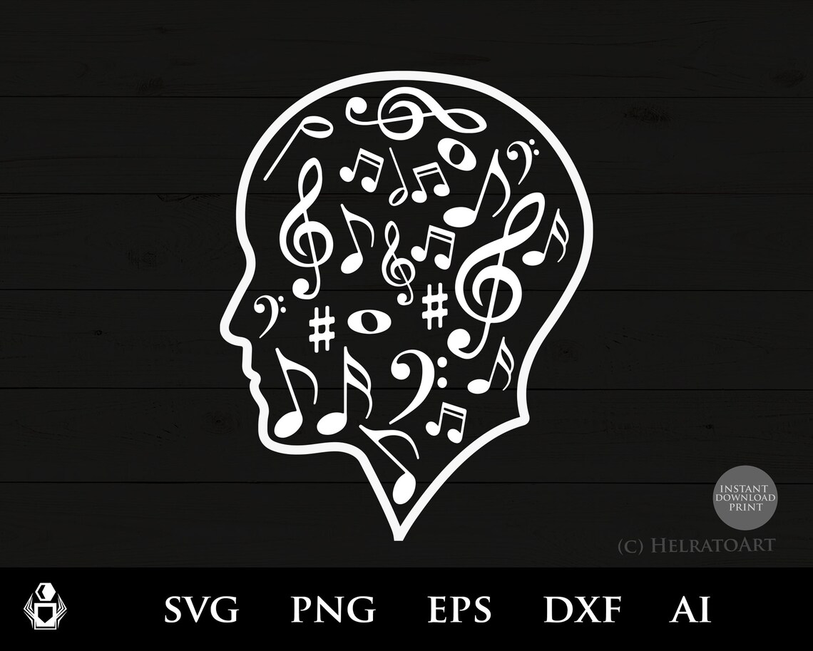 Music SVG File Music Heartbeat Svg Cut Files for Cricut for - Etsy