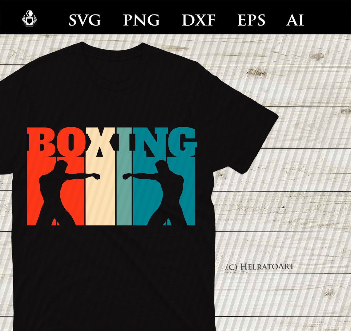 Boxing SVG Files Boxing Retro Vintage Svg ART Sports and - Etsy
