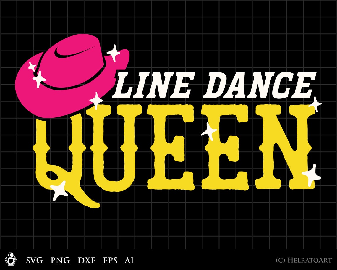 Line Dancing SVG Line Dance Queen Mom Design Svg Boots - Etsy
