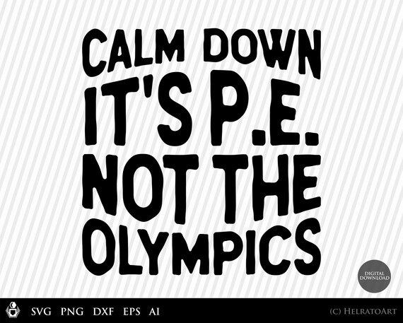 PE Teacher SVG Physical Education Svg Gym Teacher Svg Pe - Etsy Finland