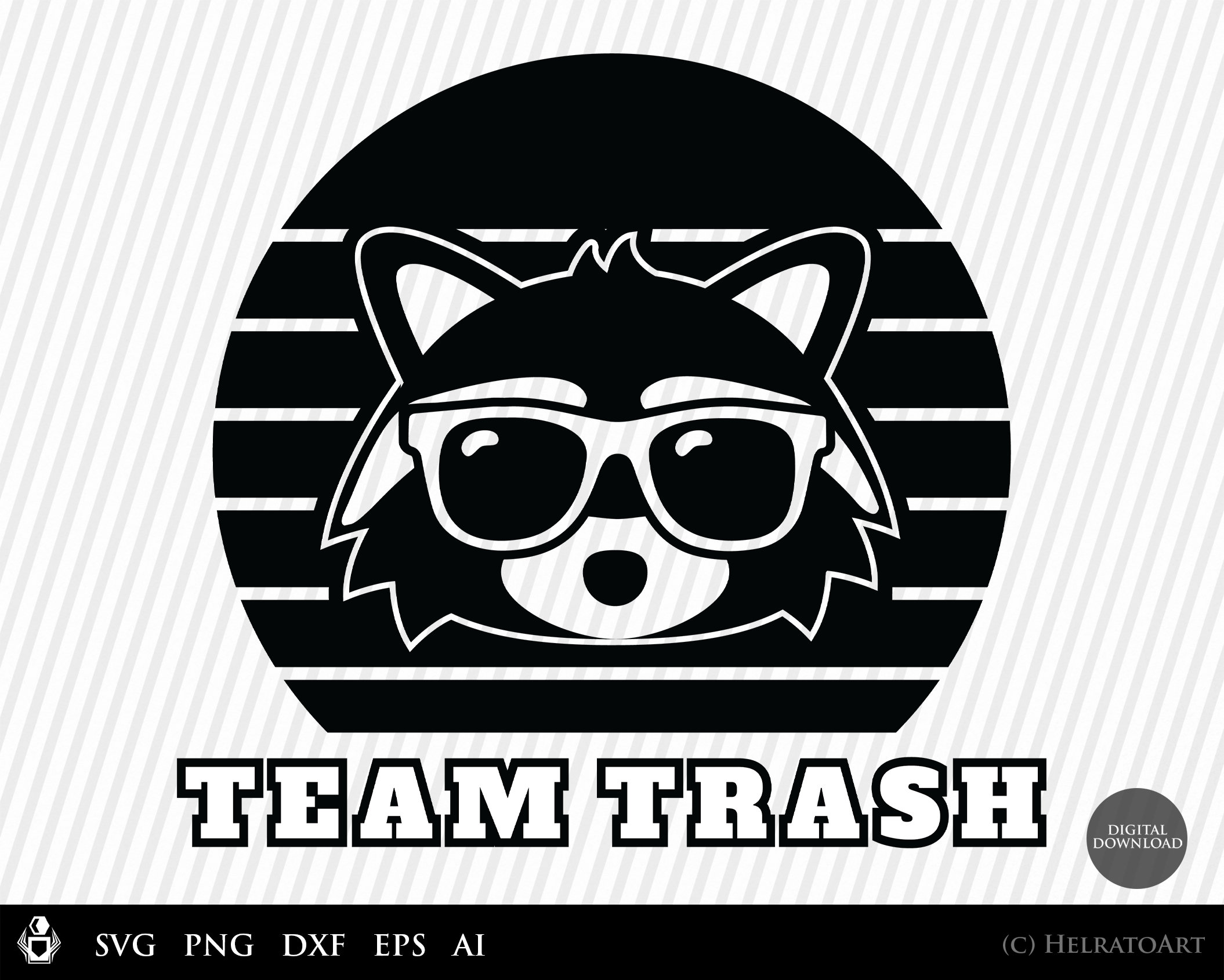 Raccoon SVG Team Trash Svg Woodland Animals Svg Wild Animal - Etsy UK