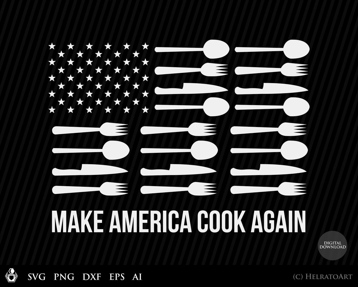 Chef SVG Make America Cook Again SVG Cook Svg Chef Hat - Etsy