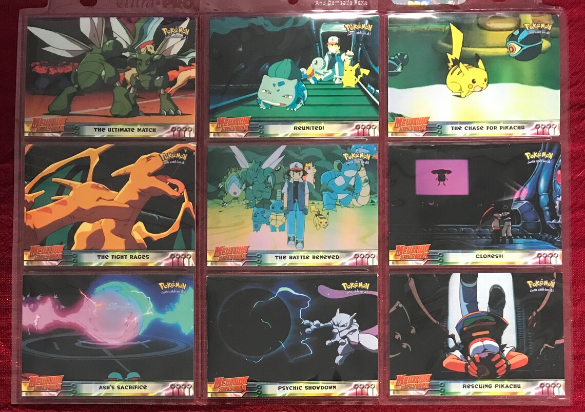 Pokemon the First Movie Topps Non-foil ((1-59 Mewtwo Strikes Back ...