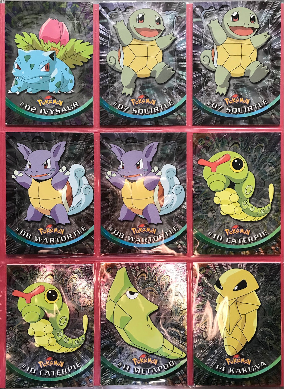 FOIL Series 1 Pokemon Topps Characters And TV Cards Etsy