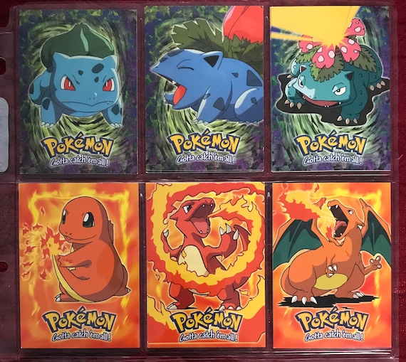 Pokemon the First Movie Topps Non-Foil Characters | Etsy