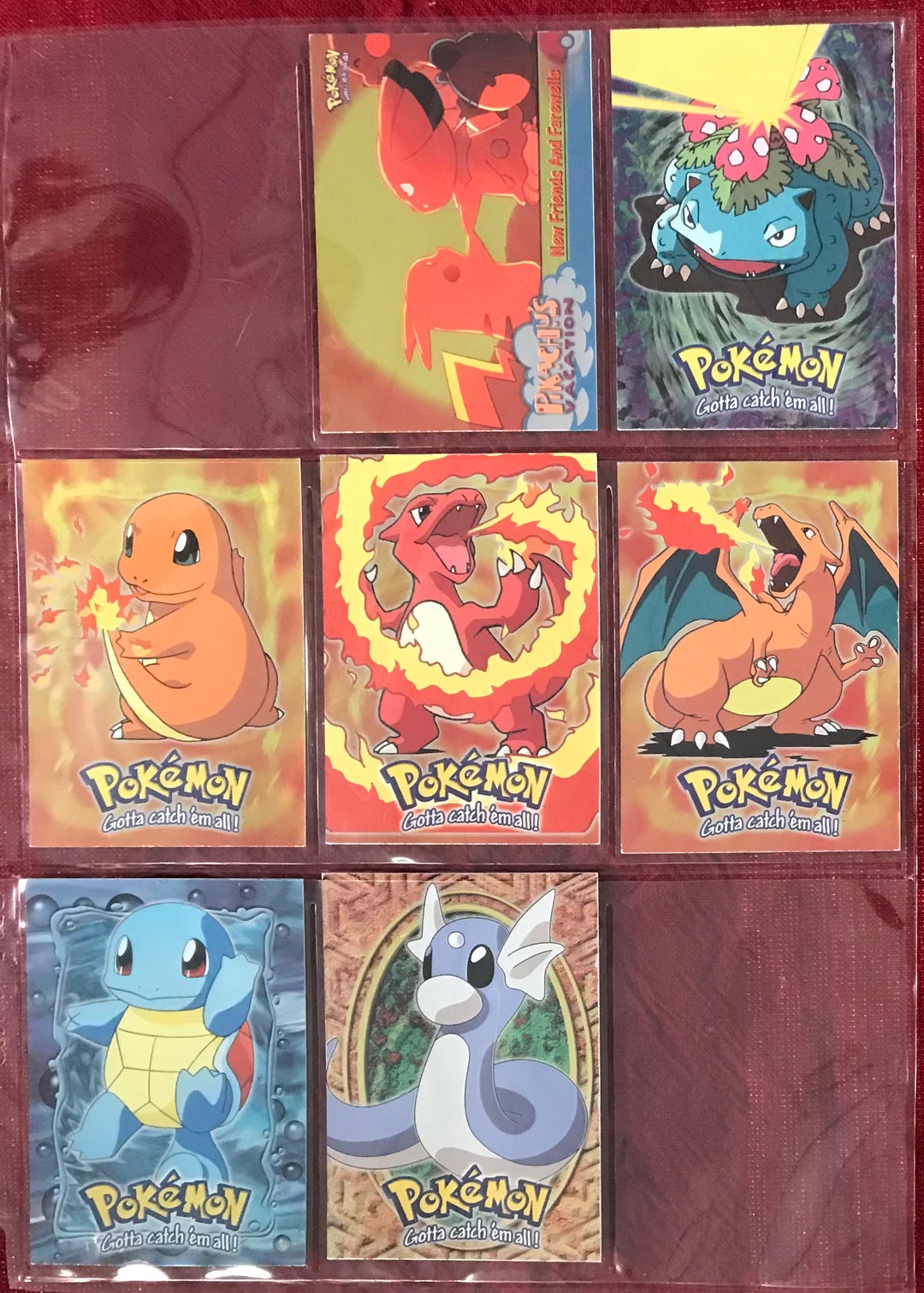 FOIL Pokemon the First Movie Topps ((mewtwo Strikes Back, Pikachu ...