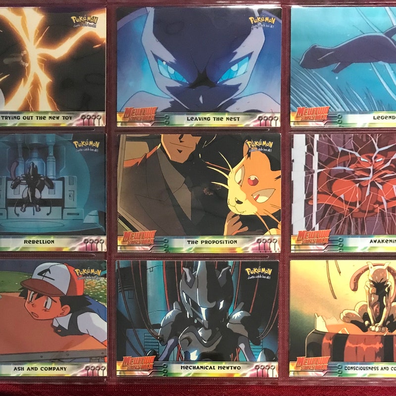 Mewtwo Strikes Back Cards - Etsy