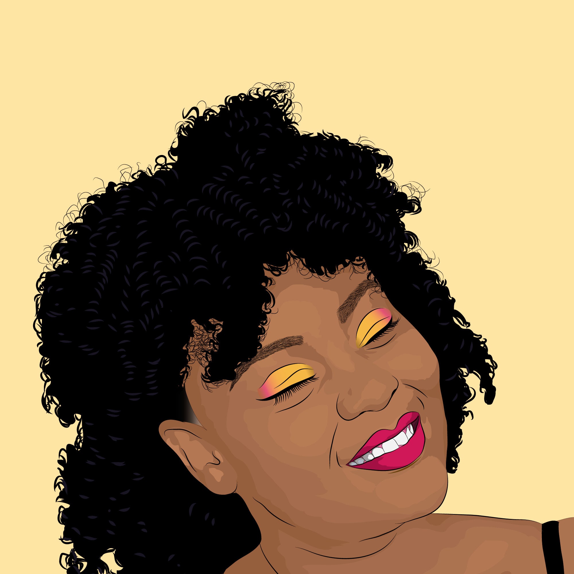 Custom Digital Illustration (FROM SHOULDERS UP), Cartoon Portrait ...